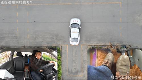 科目二模拟考试,60后大叔考试一把过