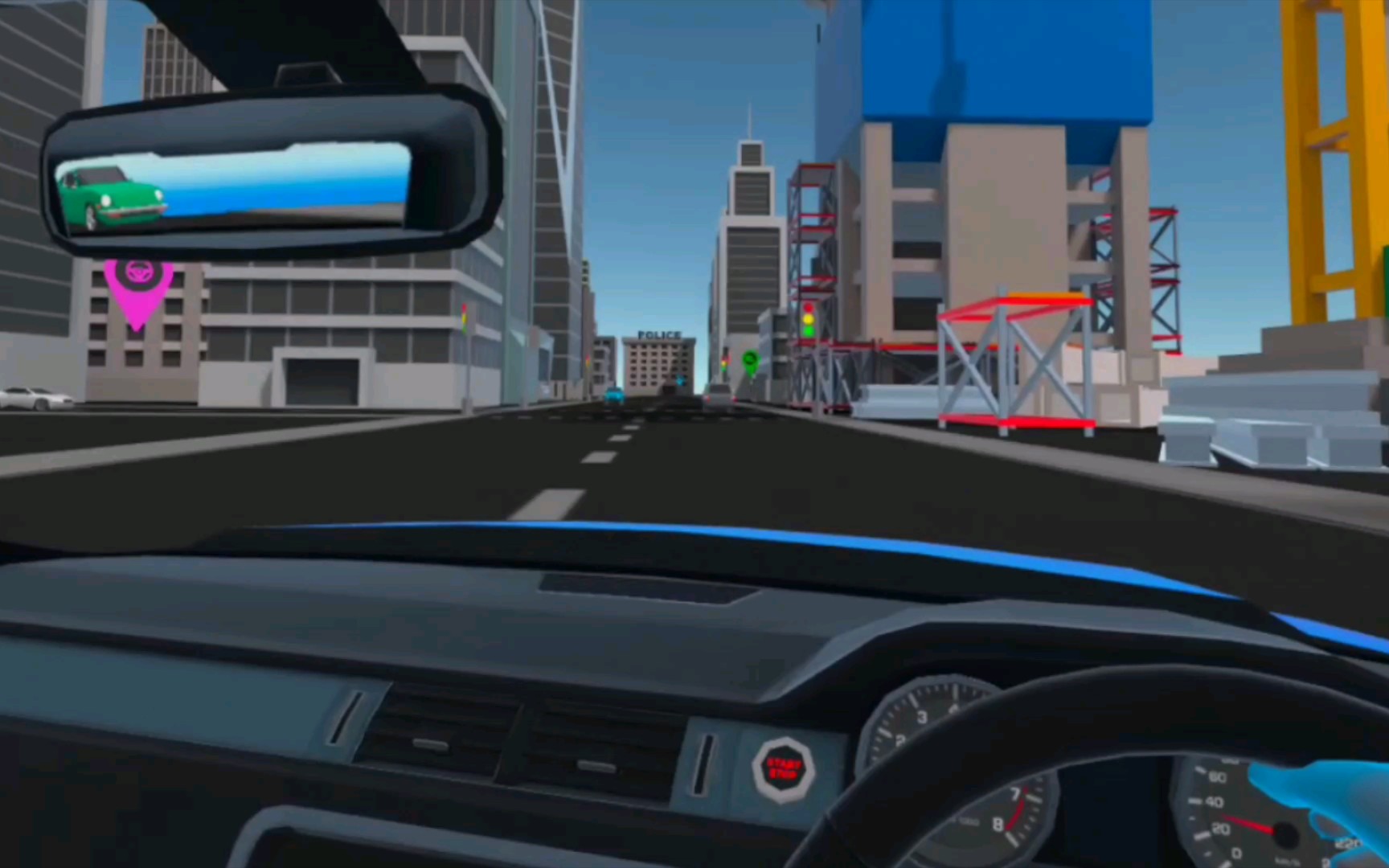 【quest2试玩】《Car Parking Simulator》在VR里学车
