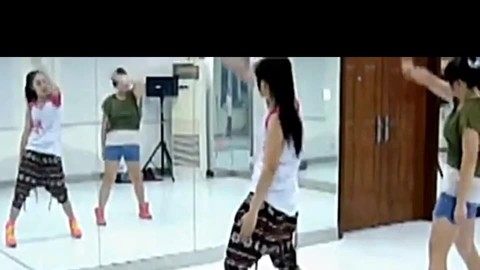 女生街舞舞蹈教学,简单街舞入门教学分解动作终)