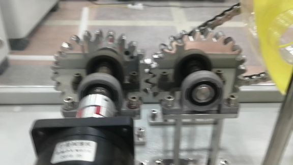 中国流动科技馆里面的齿轮传动项目。