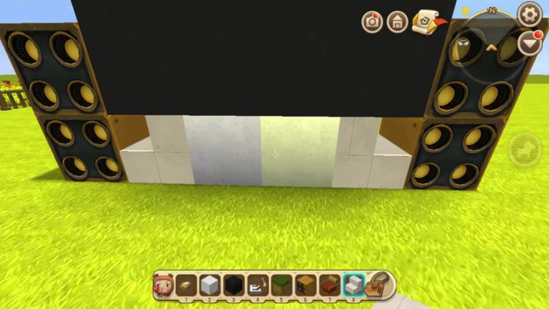 迷你世界教学:天天村长如何制作电视机,还可以播放动画片