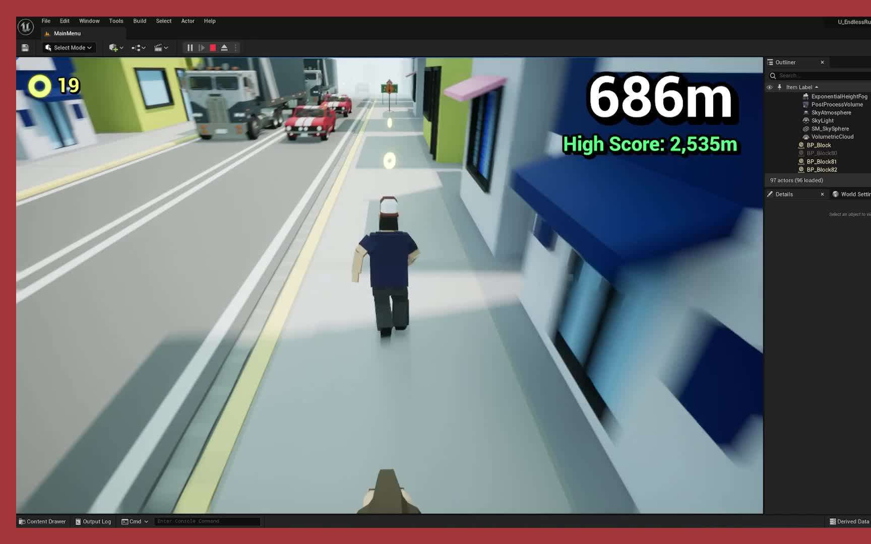 Unreal Engine 5 - Endless Runner