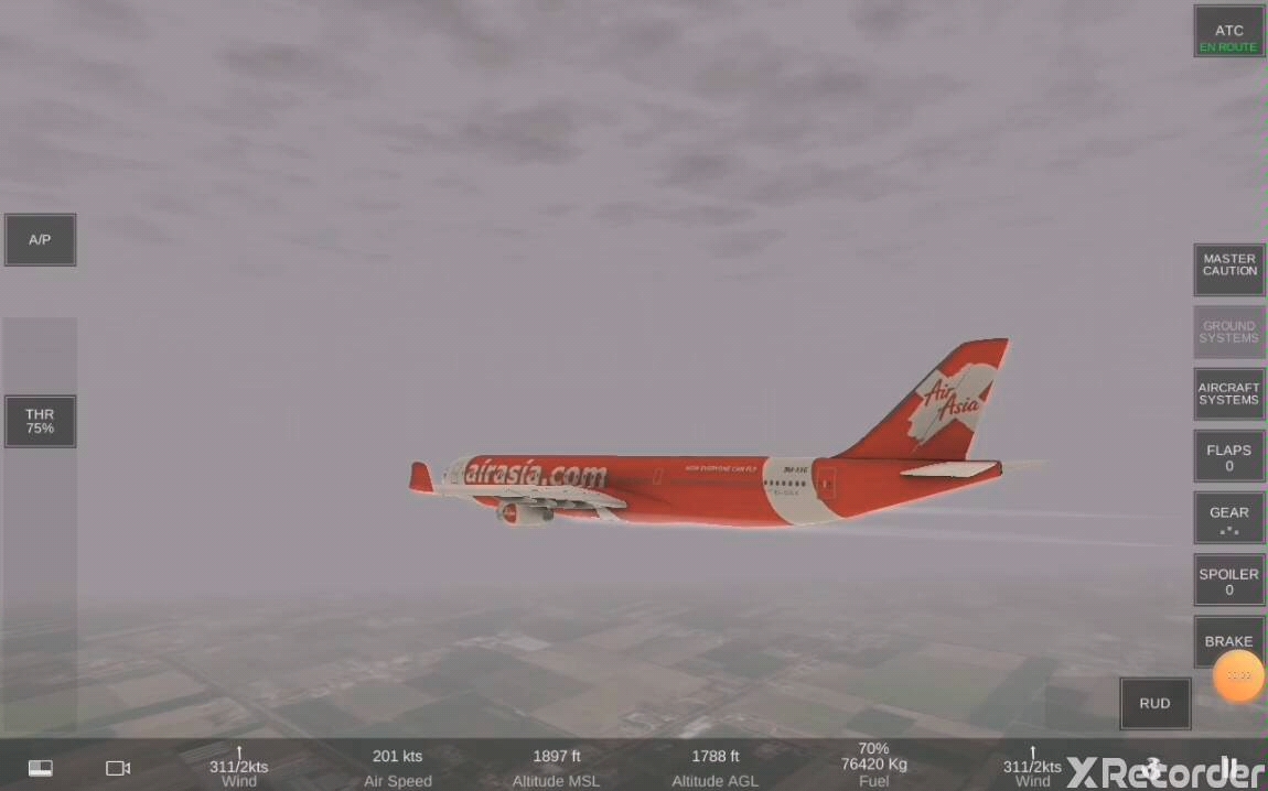 RFS PRO模拟飞行1:A330降落