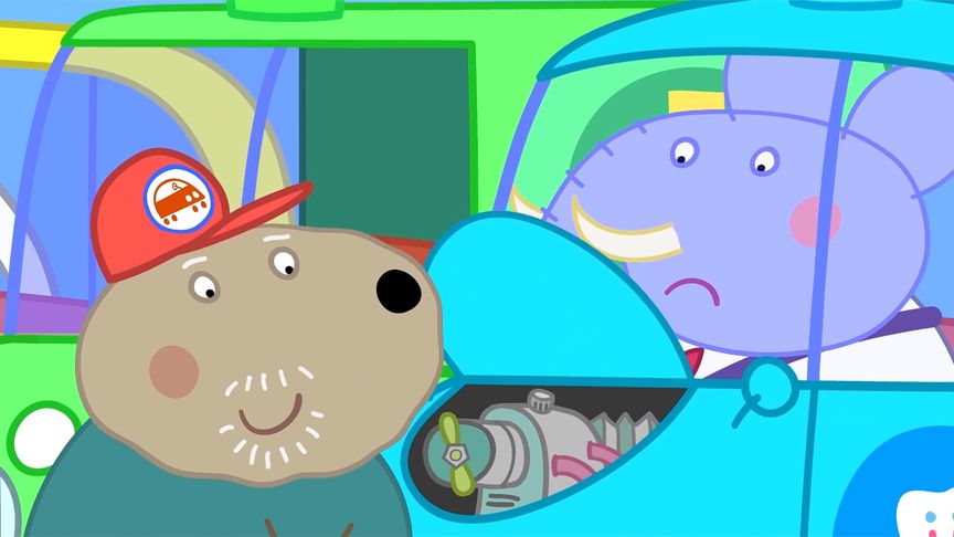 小猪佩奇:医生可以帮你解决麻烦,汽车坏了也可以找汽车医生