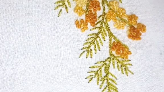 简单刺绣针法教学,适合初学者,学会了可以绣出好看的花朵