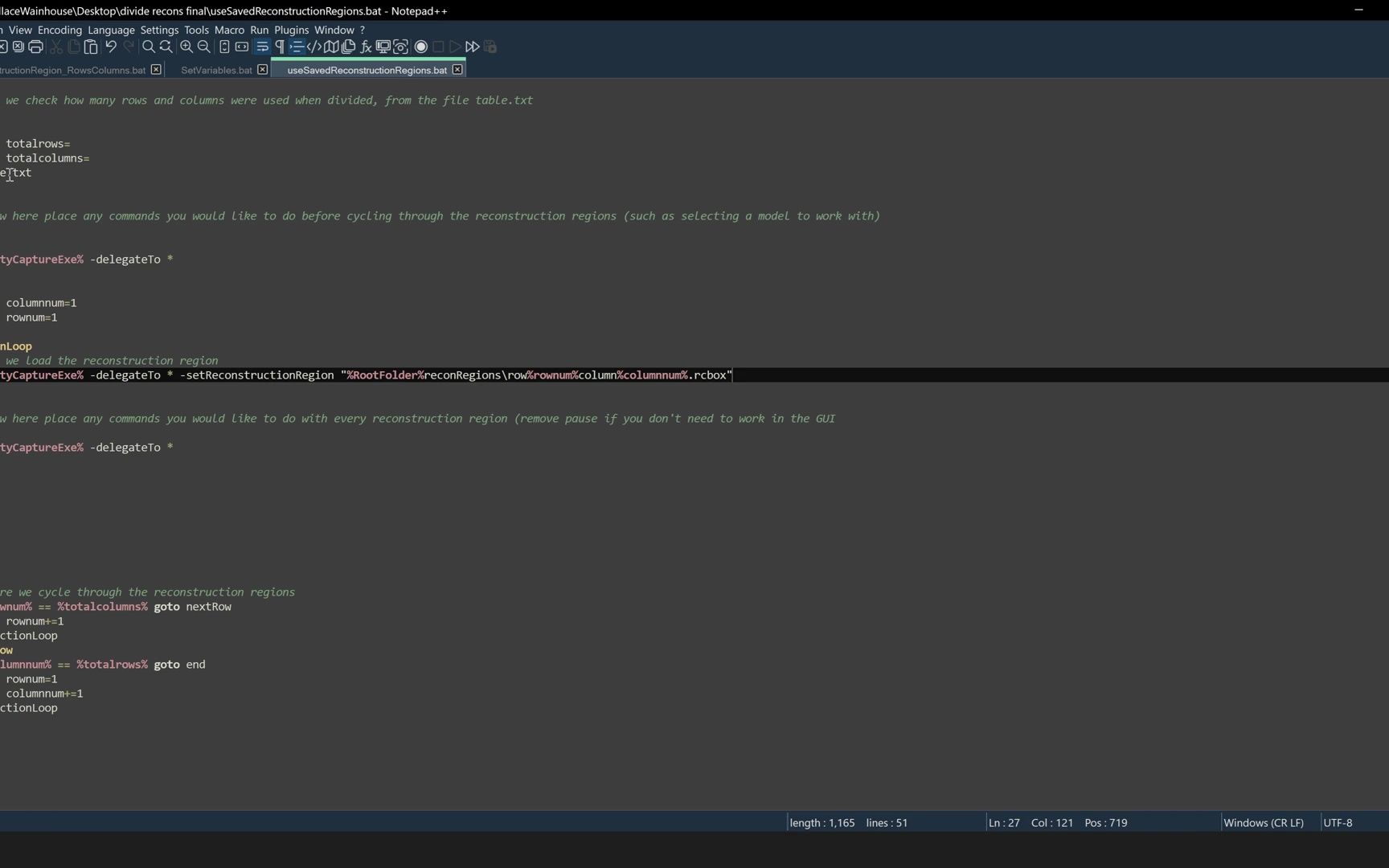 Divider Script 分片脚本 - Reality Capture高级教程