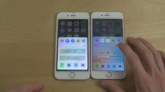 对比苹果6s两个版本系统速度功能