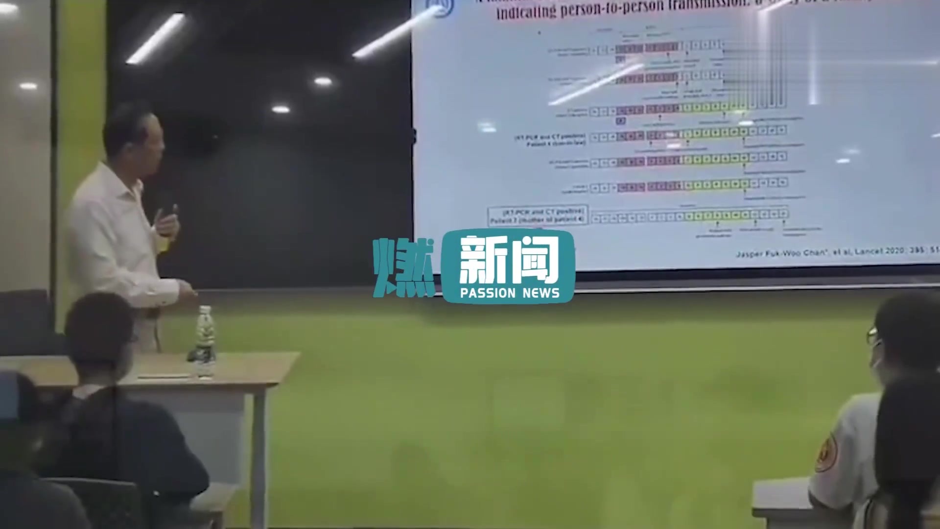 钟南山全英文授课!分析了不同年龄的新冠肺炎患者胸片描述病情