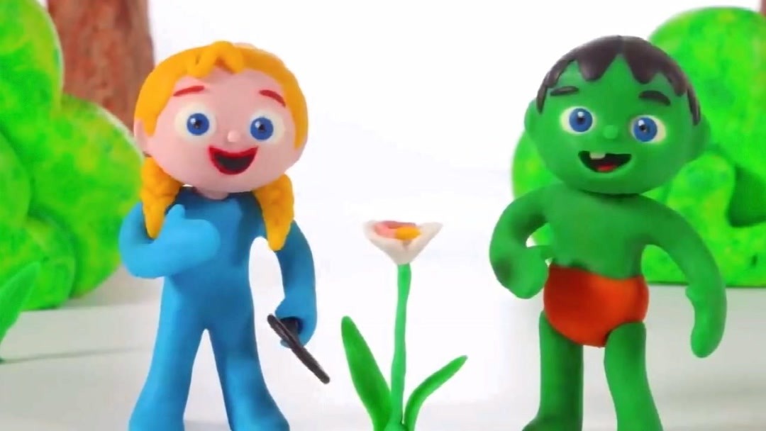 艾莎公主和孩子们!艾莎和汤米《儿童动画》