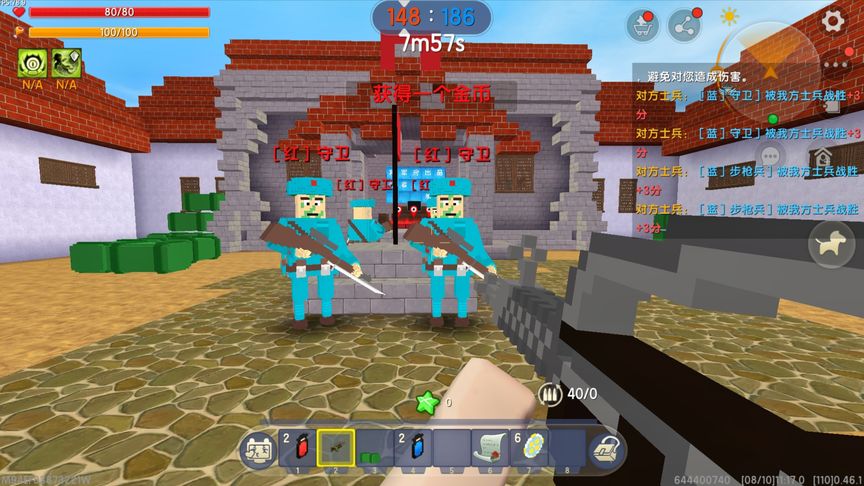 迷你世界：小杰体验战争模拟器上战场战斗