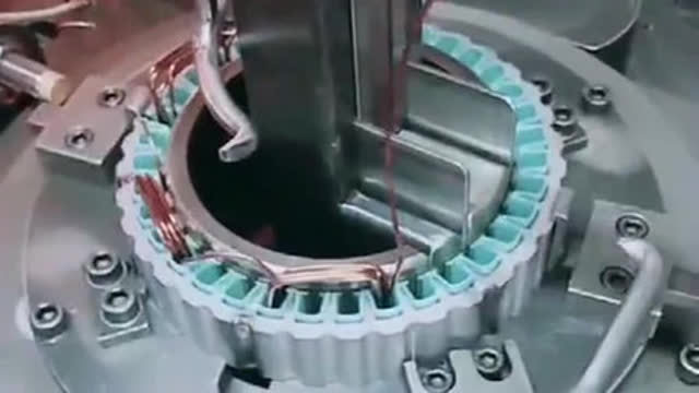 见识下强大的中国制造!电机绕线圈,中国制造太给力了