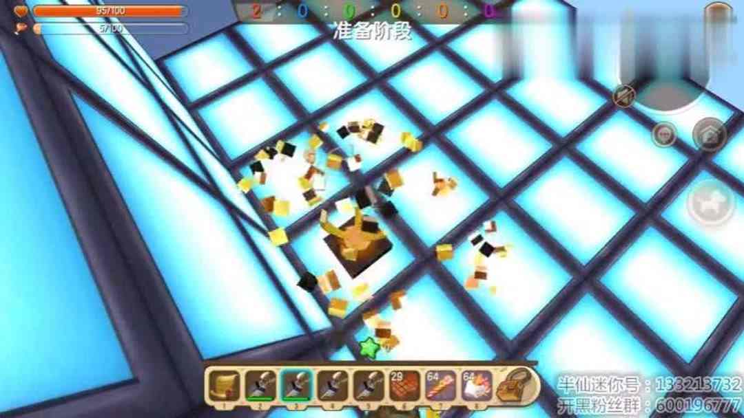 迷你世界:小伙伴还在复活点挣扎呢`