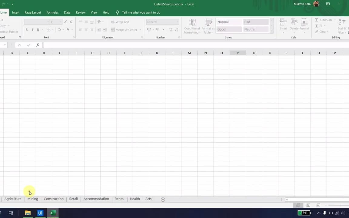 Invoke Code vs Invoke VBA _ Delete Sheet - UiPath _( Excel ...