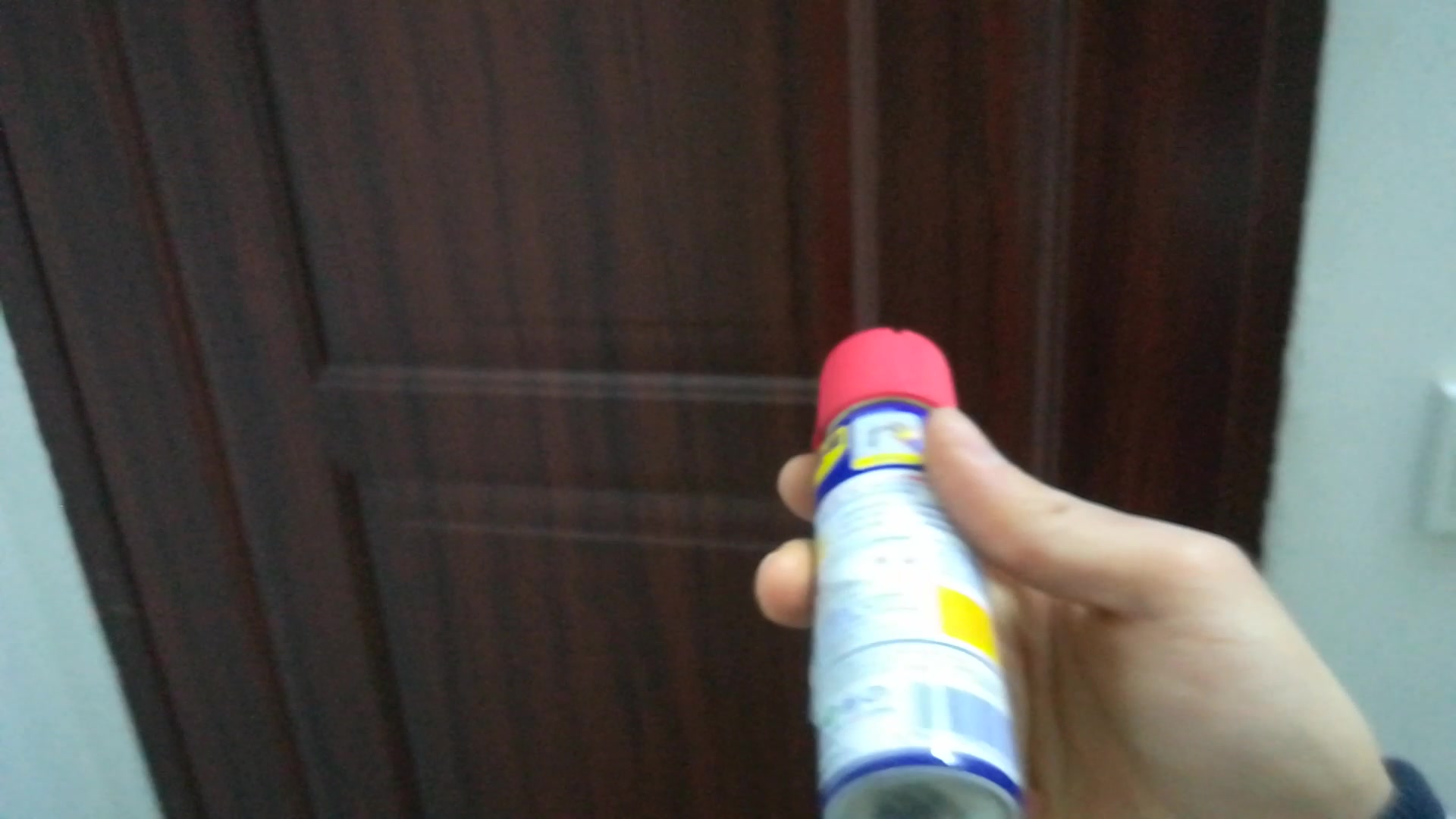 vlog】wd40真好用,开关门的噪音迅速解决不再有烦人的声音