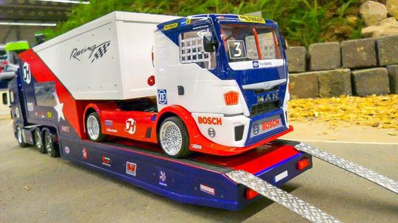 工程车大卡车模型玩具运输汽车