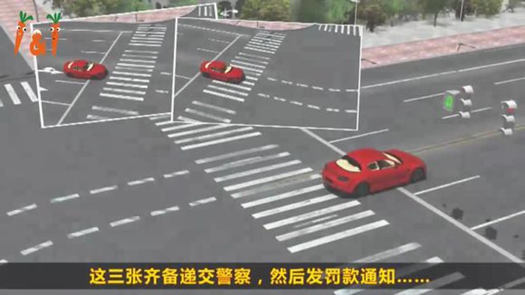 一分钟告诉你闯红灯拍照原理!