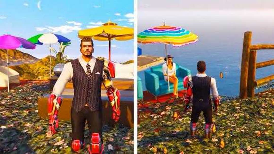 GTA5:唐尼半套钢铁侠行头就想泡妞,妹子根本不鸟他