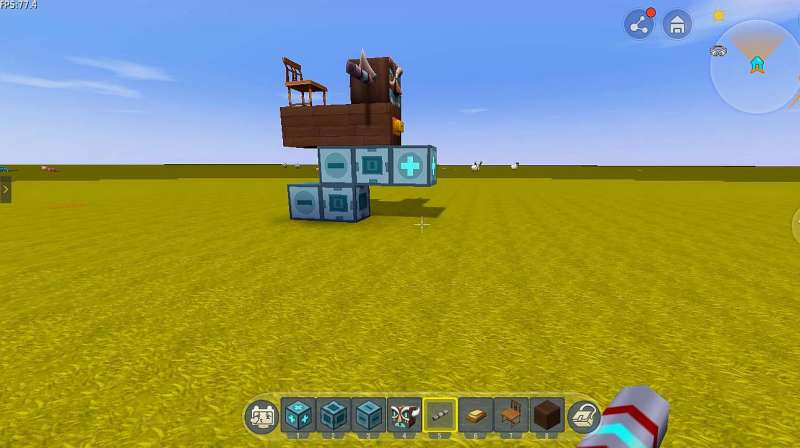 迷你世界:教你如何使用滑动方块,制造出能自己动的摩托车