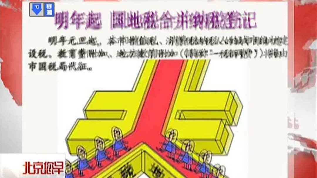 明年起 国地税合并纳税登记