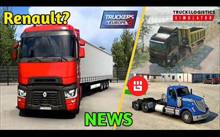 [4K/转载]卡车物流模拟器、欧洲卡车司机3和卡车模拟器PRO:美国的新...