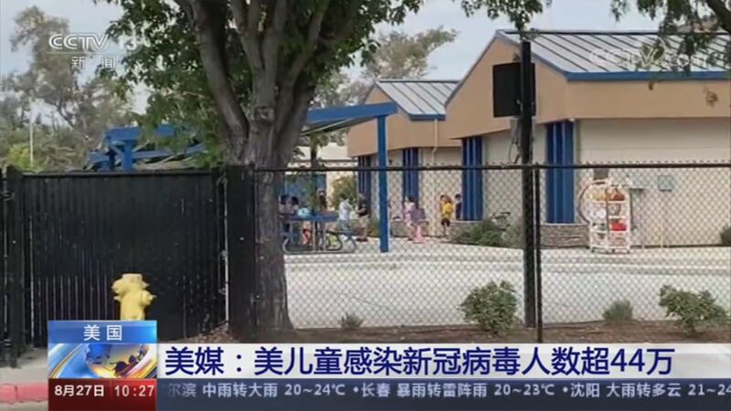 [新闻直播间]美国 美媒:美儿童感染新冠病毒人数超44万