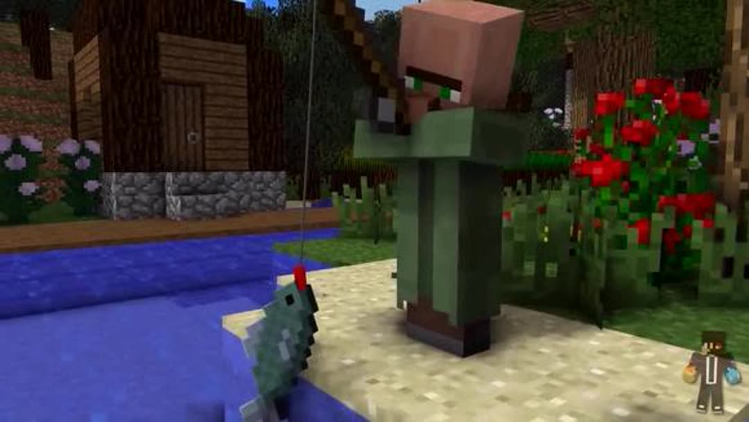 我的世界动画片 村民的生活-僵尸屠村Minecraft动画