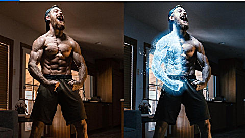 PS教程! 超炫酷的冰霜手制作教程, 看了, 你也能学会!