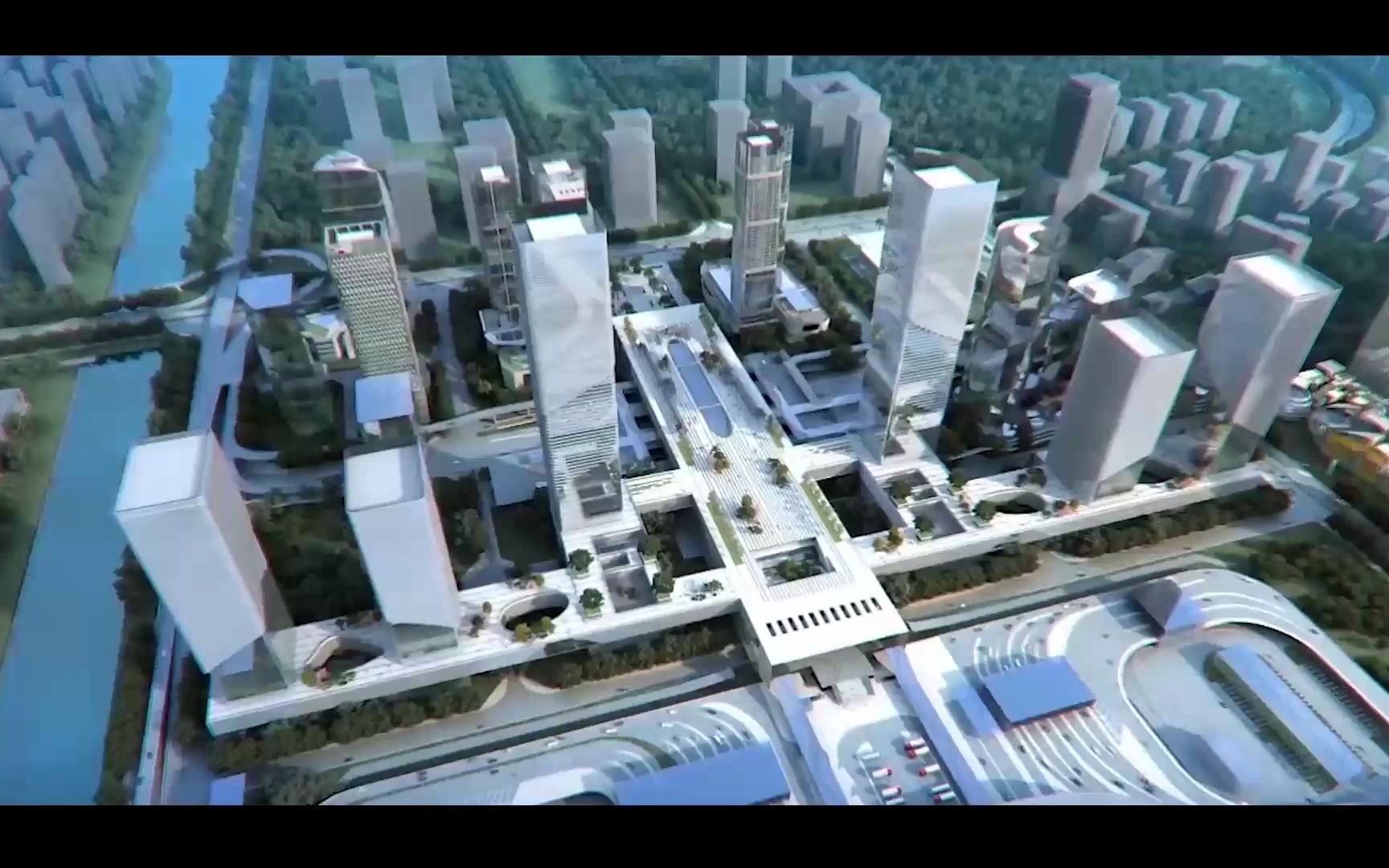 横琴口岸及综合交通枢纽开发工程项目BIM介绍及应用——视频展示