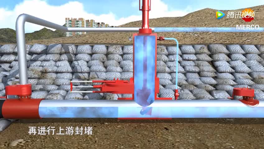 石油天然气管道四点不停输封堵工艺