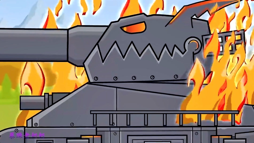 经典动画:新型坦克介绍 坦克带领自己的军队一一展现在大家面前