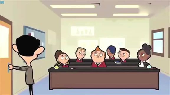 憨豆动画:憨豆被迫给孩子们上课