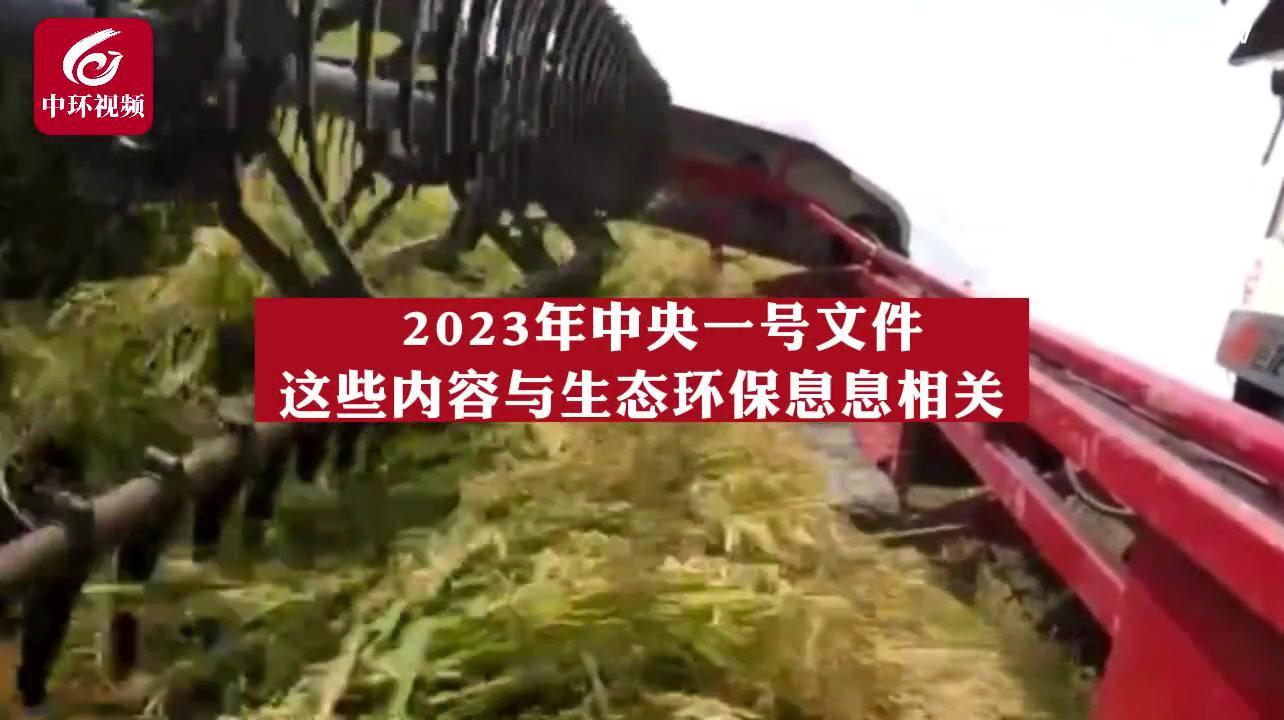 #20秒带你了解#中央一号文件中的#生态环保内容