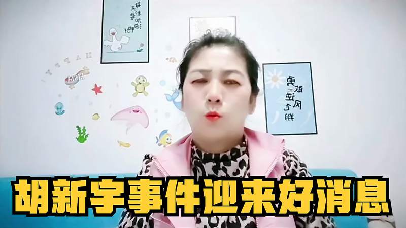 胡新宇事件迎来好消息