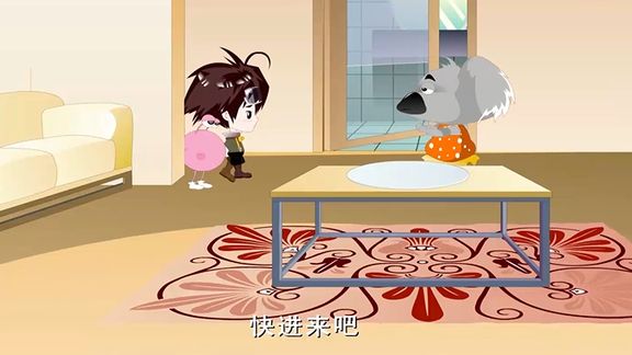 侦探故事:小侦探去袋鼠家,看见树袋熊在他家,这也太奇怪了吧