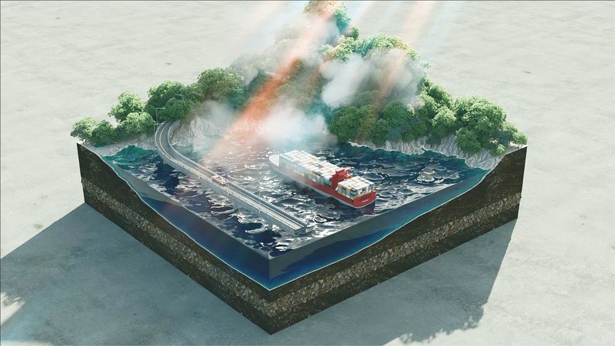 【C4D教程】快速模拟超写实海岛海洋特效场景制作-ps后期修图篇