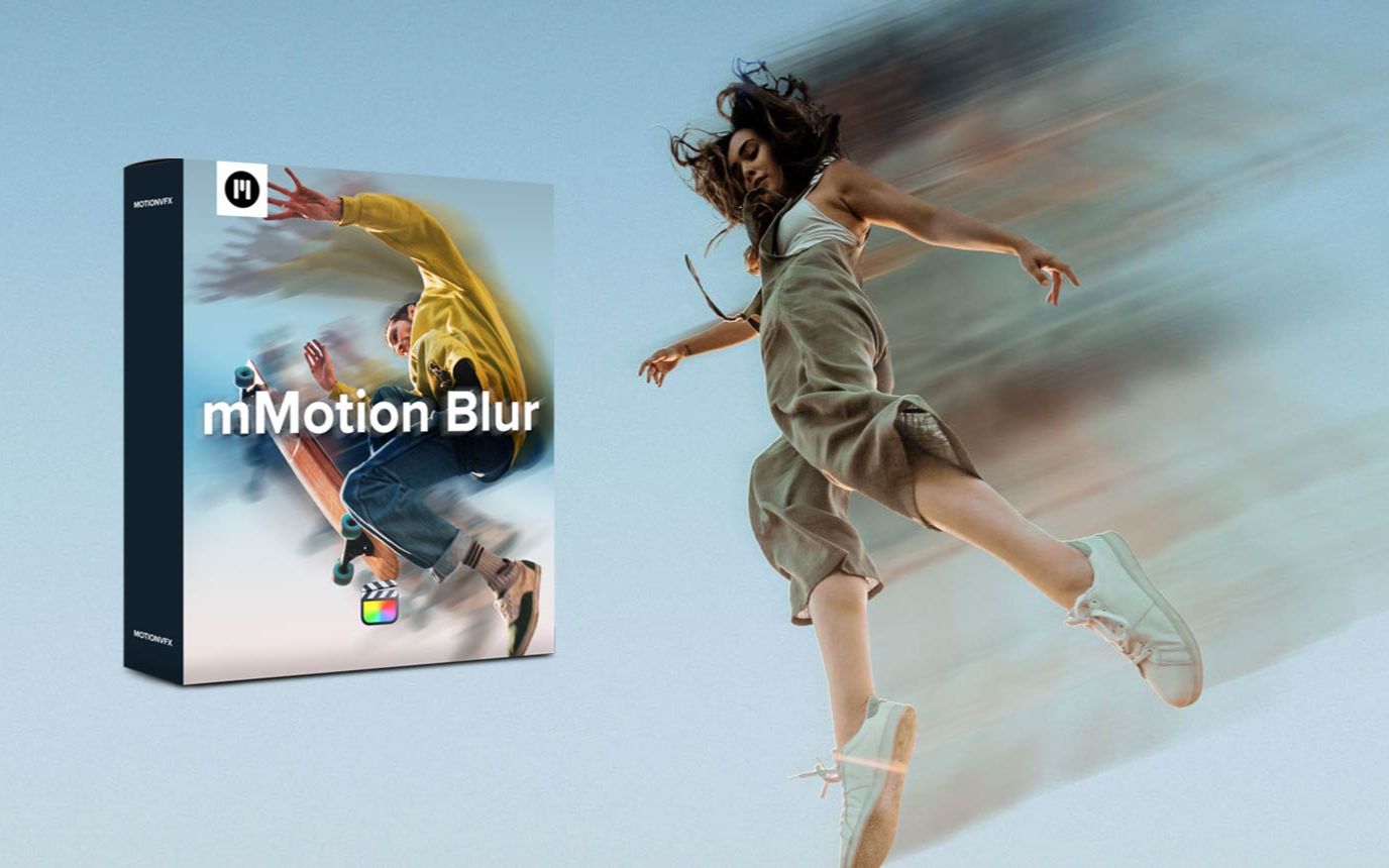 免费 | FCPX特效 mMotion Blur 动态视频运动模糊视觉特效插件 支持...