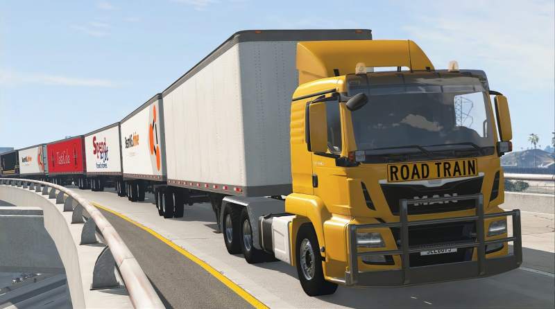 百吨王货车事故,老司机开卡车来不及刹车追尾轿车,车祸模拟器