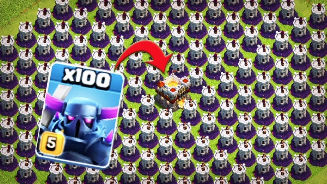 皇室战争:100个皮卡超人联盟 !
