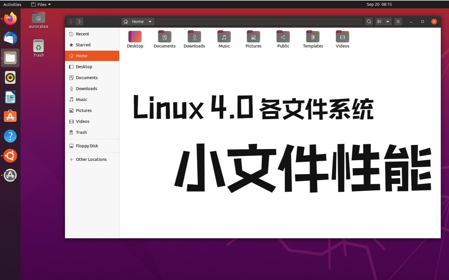 Linux4.0 各文件系统格式小文件测试NAS实际性能 EXT4 vs Btrfs vs ...