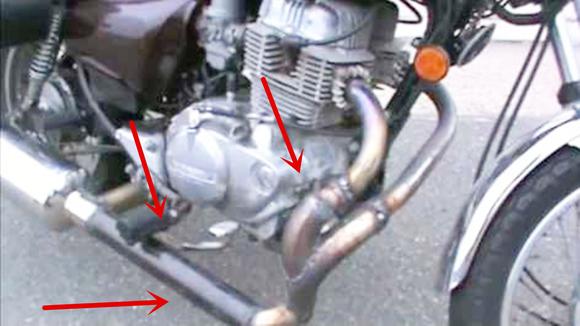 摩托车装汽车排气管会怎样?老外实测,这出门不怕被投诉吗?