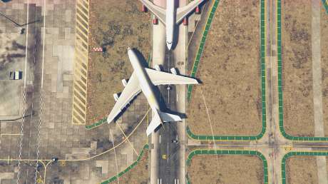 模拟飞行-空中巨无霸A380占用波音飞机跑道