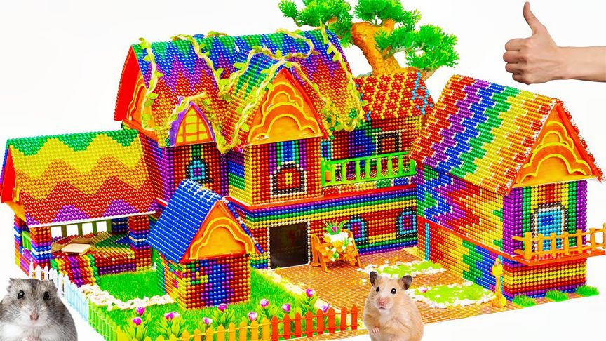 创意手工-建造漂亮的仓鼠别墅