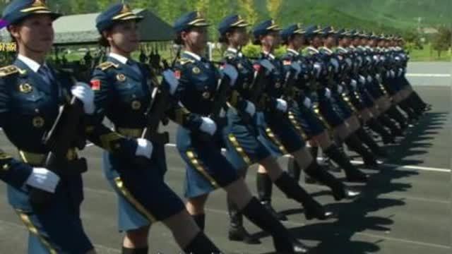 中国三军女子仪仗队标准,身高体重相貌都有要求,不愧.