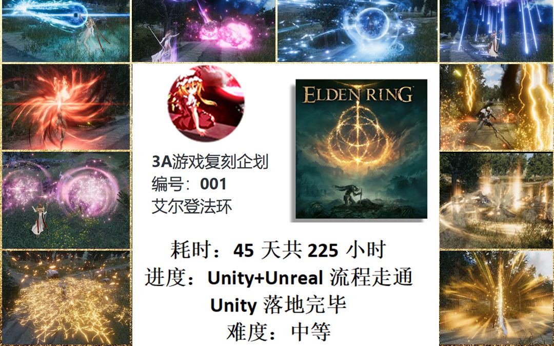 Unity复刻艾尔登法环(老头环)游戏特效 合集