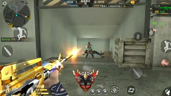 穿越火线:隔着一条小窗口对枪,看谁先打倒谁了