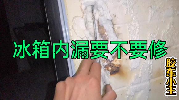 冰箱内漏是买个新冰箱好还是开背换管好?看完视频你就不纠结了