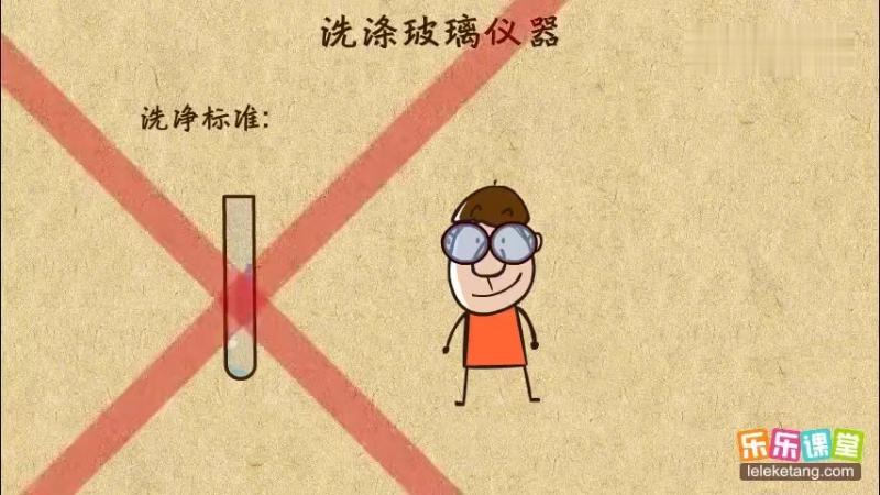 玻璃仪器洗干净的标准-人教版九年级化学-第1单元