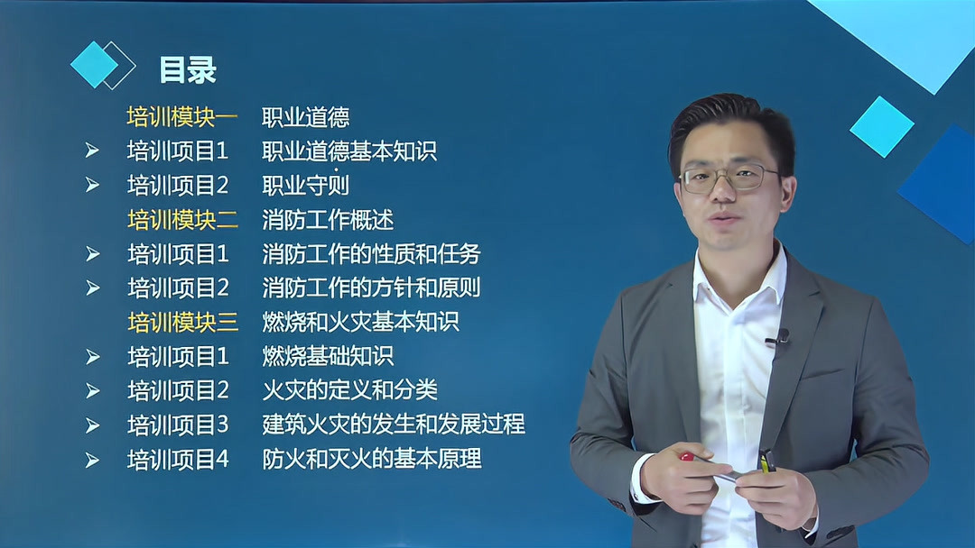 消防设施操作员-模块一到模块三学习重点