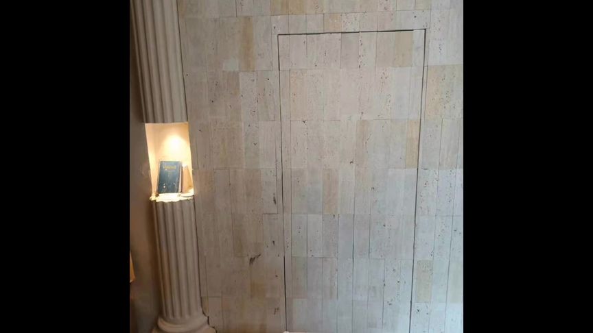 古十,深夜酒场电动平开隐形门#空间美学 #创意设计