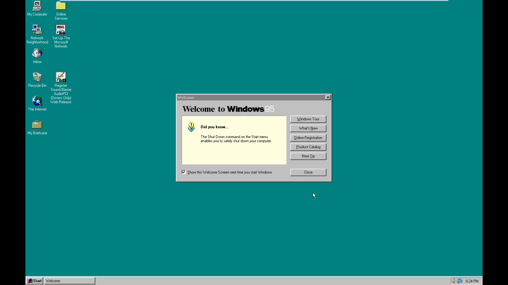 虚拟机安装Windows 95 OSR 2.0